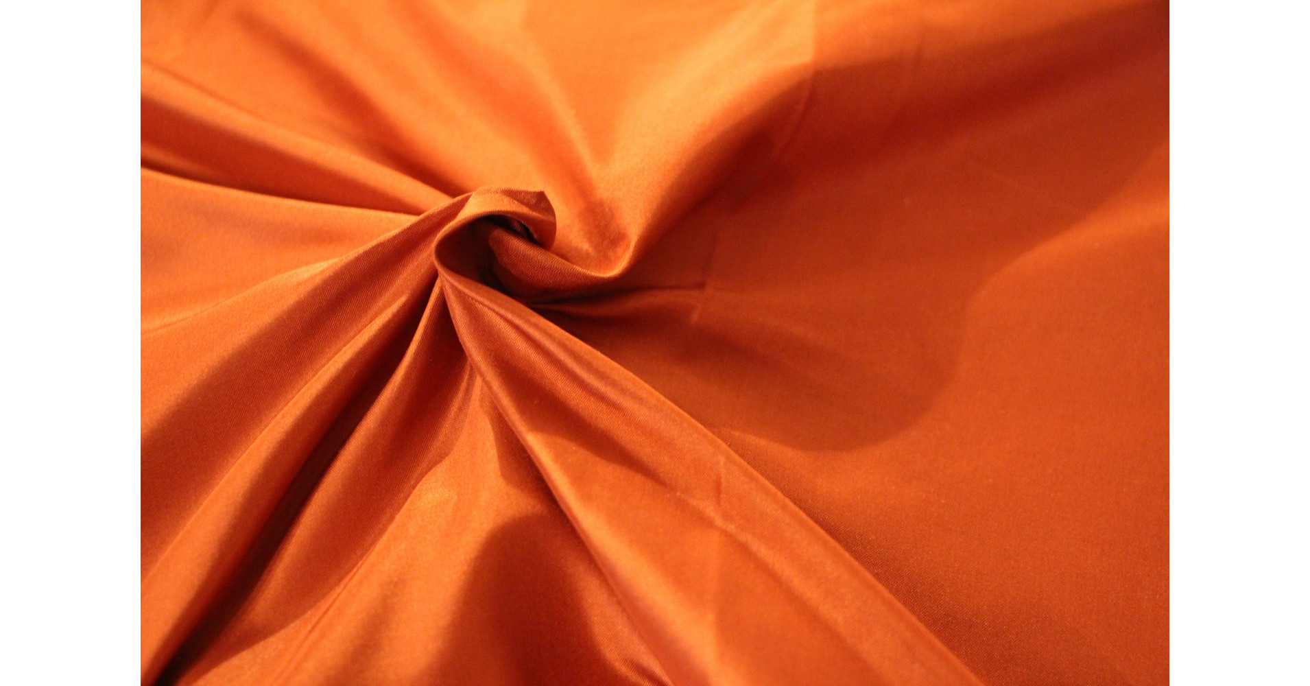 Orange Monochrome Taffeta Silk